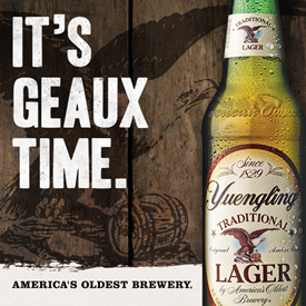 Yuengling Now Available in Louisiana - Yuengling